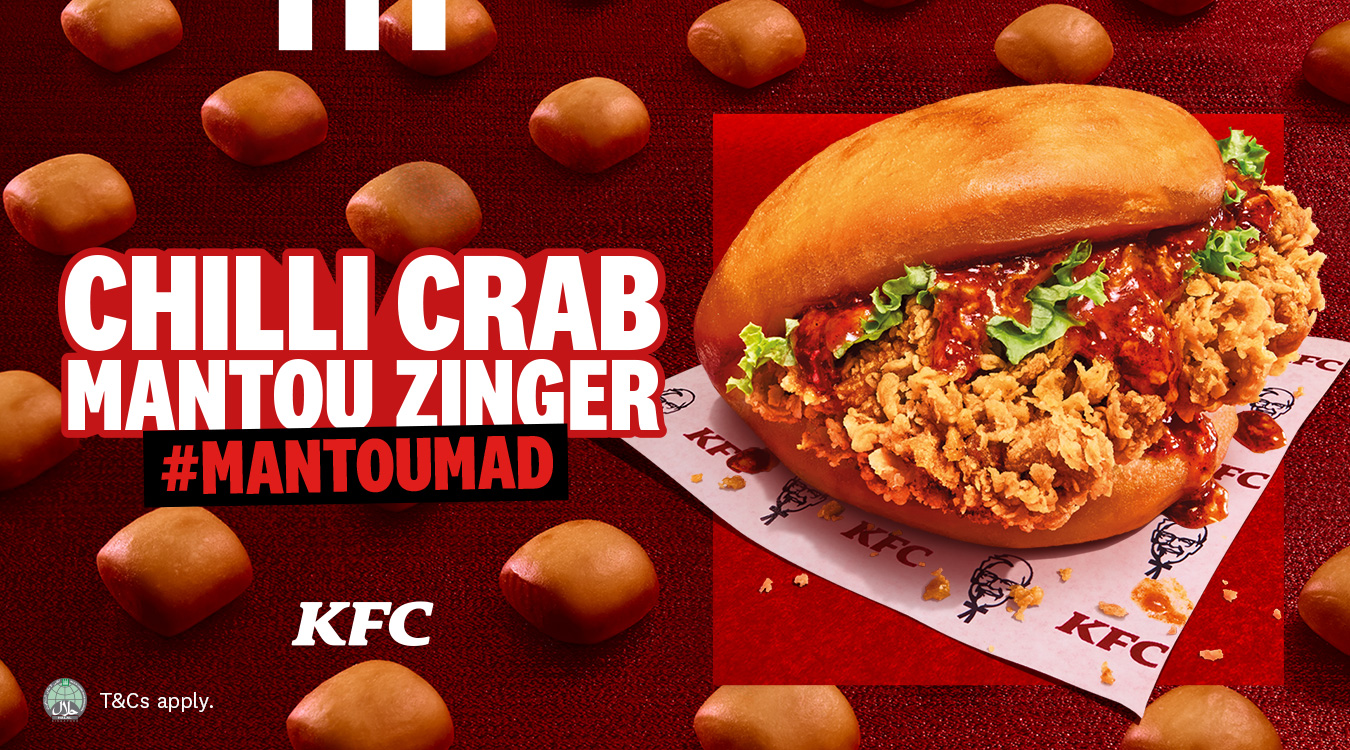 The Great Singaporean Dish: Featuring KFC’s Chilli Crab Mantou Zinger ...